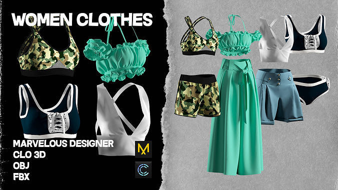 Women Clothes 3D model | CGTrader