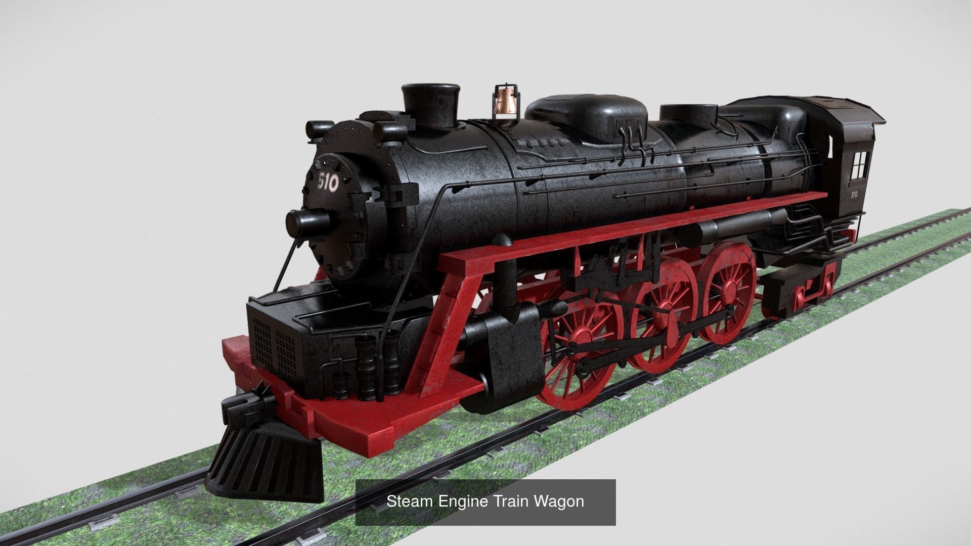 3D Model Collection Locomotive Train Mega Pack VR / AR / low-poly ...