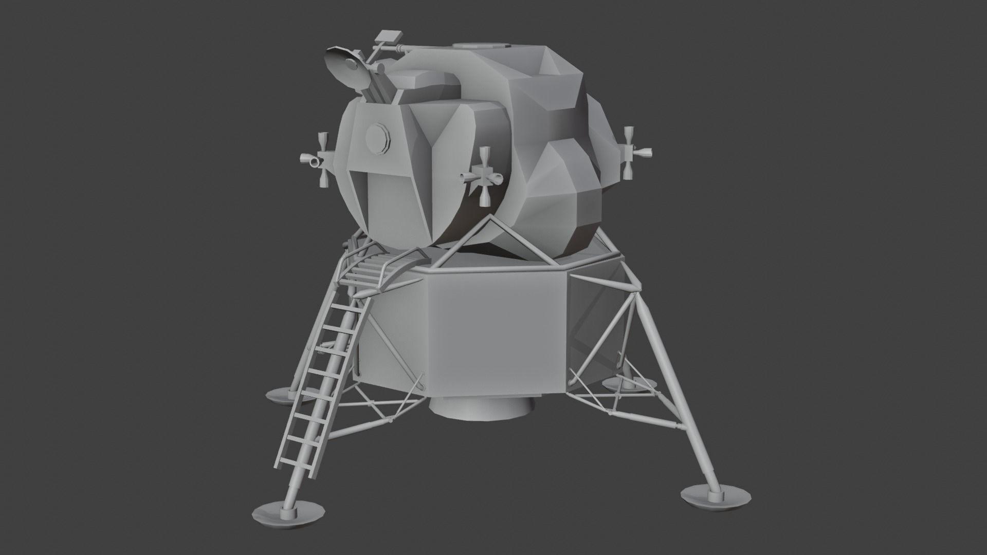 3D model Apollo 11 Lunar Module Eagle VR / AR / low-poly | CGTrader