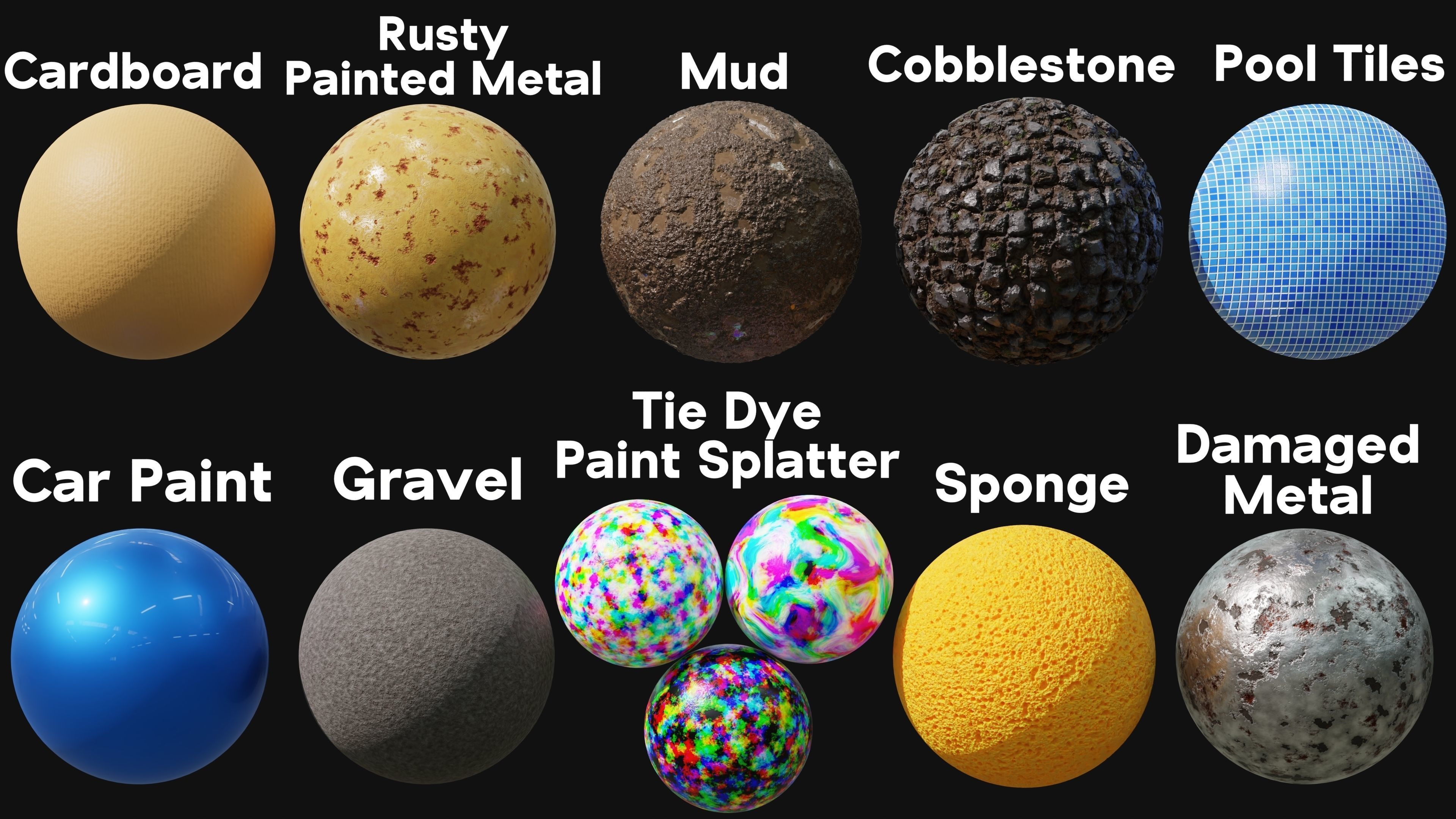 Blender Procedural Material Pack 4 Texture | CGTrader
