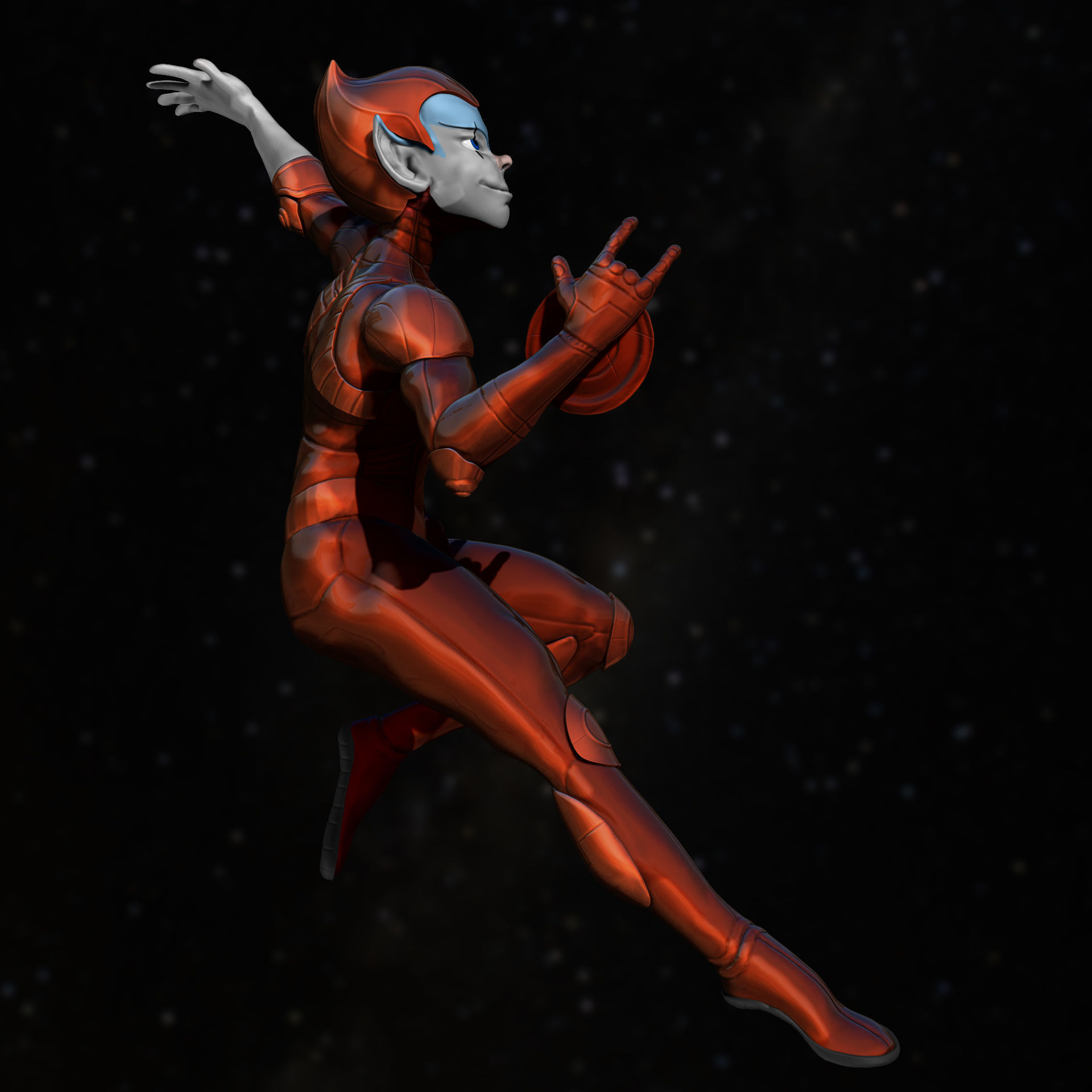 The Copper Kid from Silverhawks fanart 3D model 3D printable | CGTrader