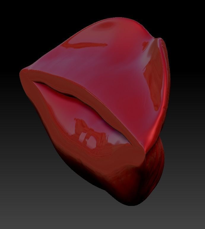 LIPS PUCKER DETAILED 3D model 3D printable | CGTrader