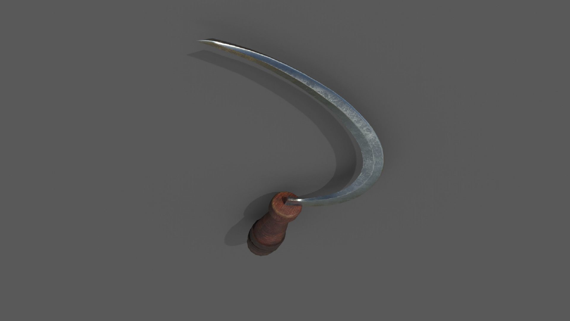 3D model Sickle tool of labor PBR low-poly 3D model VR / AR / low-poly ...