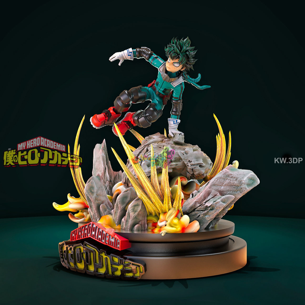 MY HERO ACADEMIA MIDORIYA 3D model 3D printable | CGTrader