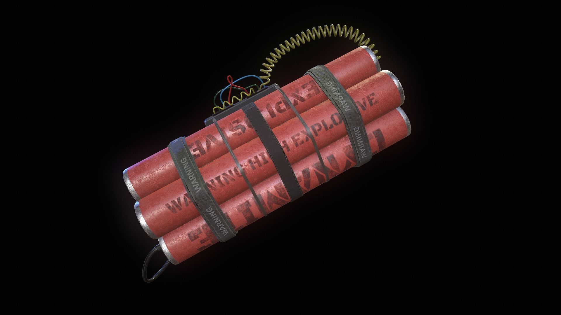 Video game bomb 3D model | CGTrader