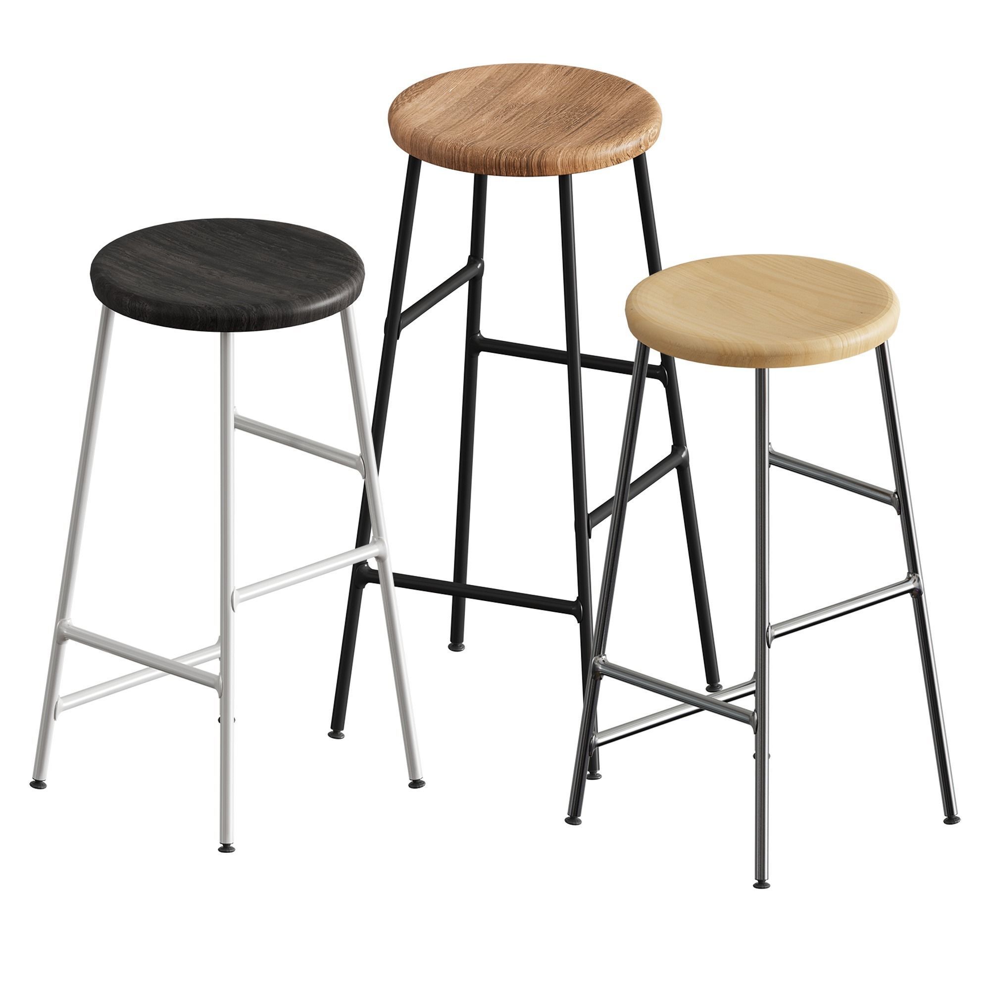 Hay CORNET Stool 3D model | CGTrader