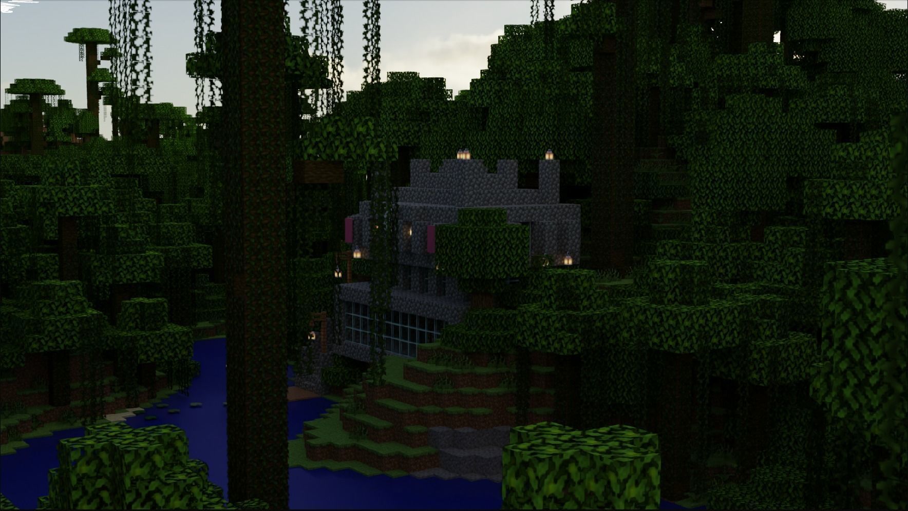 Minecraft Biomes Village Snowy Village Jungle temple Beach free 3D ...