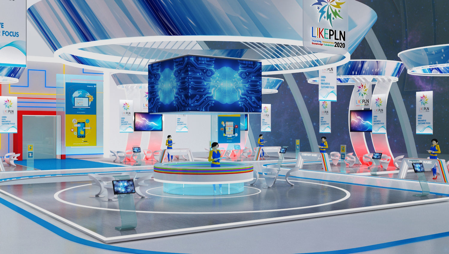 PLN Virtual Booth Exhibition 3D model | CGTrader