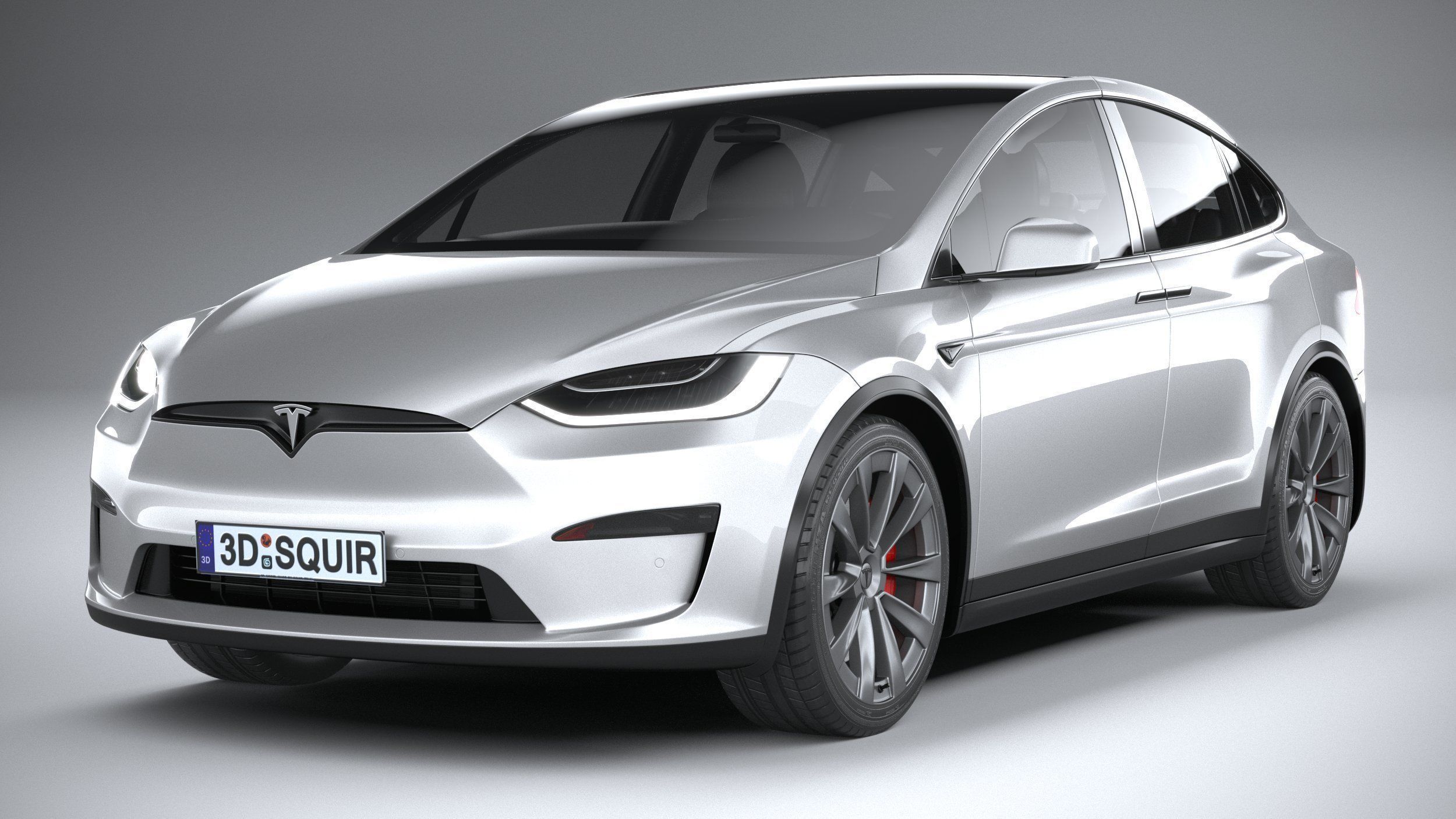 Tesla Model X 2021 3D model | CGTrader