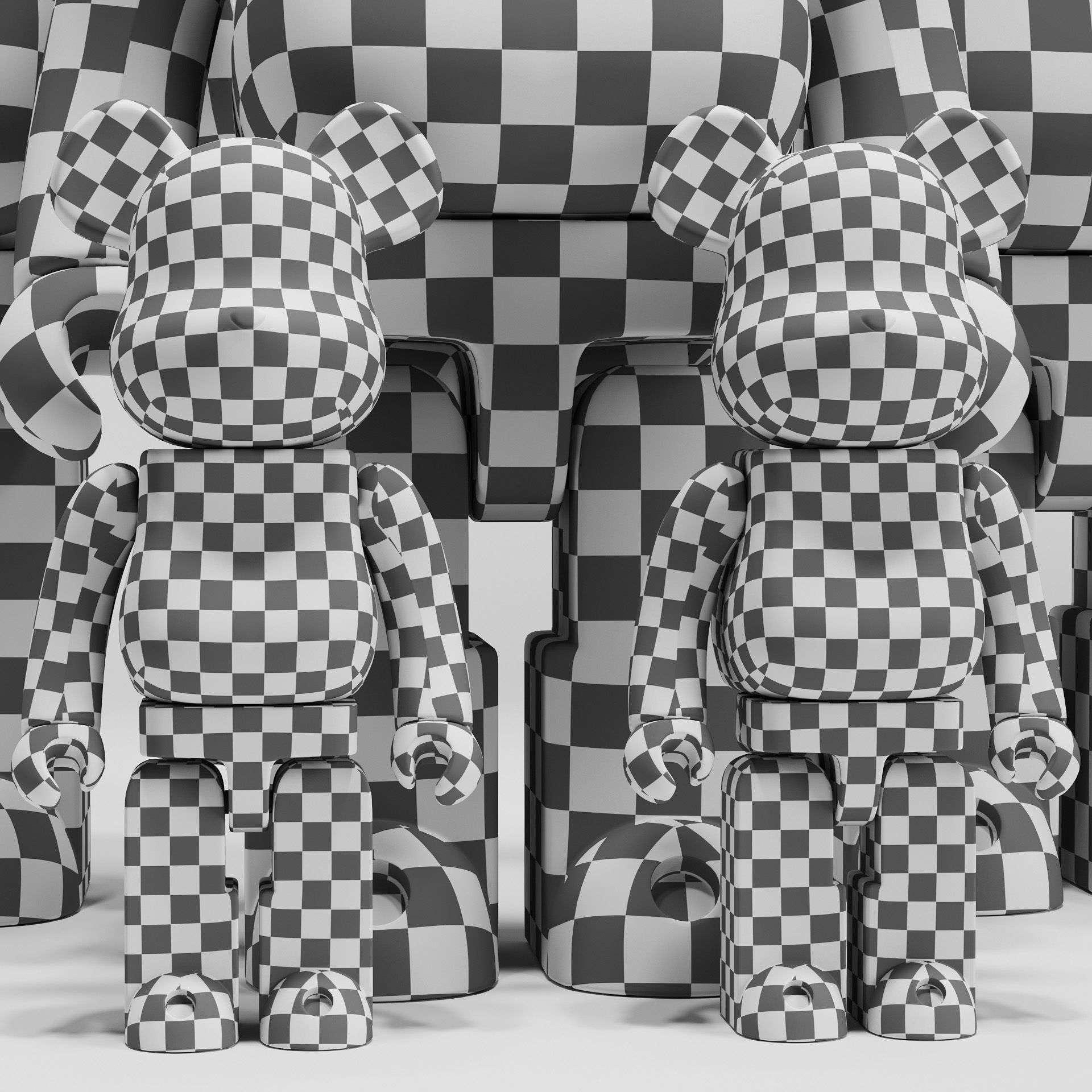 Bearbrick Murakami 3D model | CGTrader