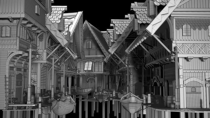 LAKETOWN ESGAROTH 3D model | CGTrader