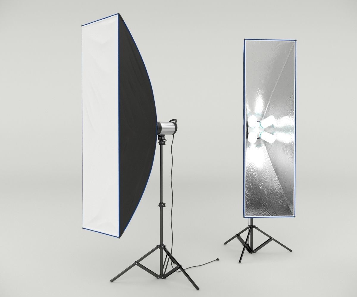 Studio Softbox Rectangular 3D model | CGTrader