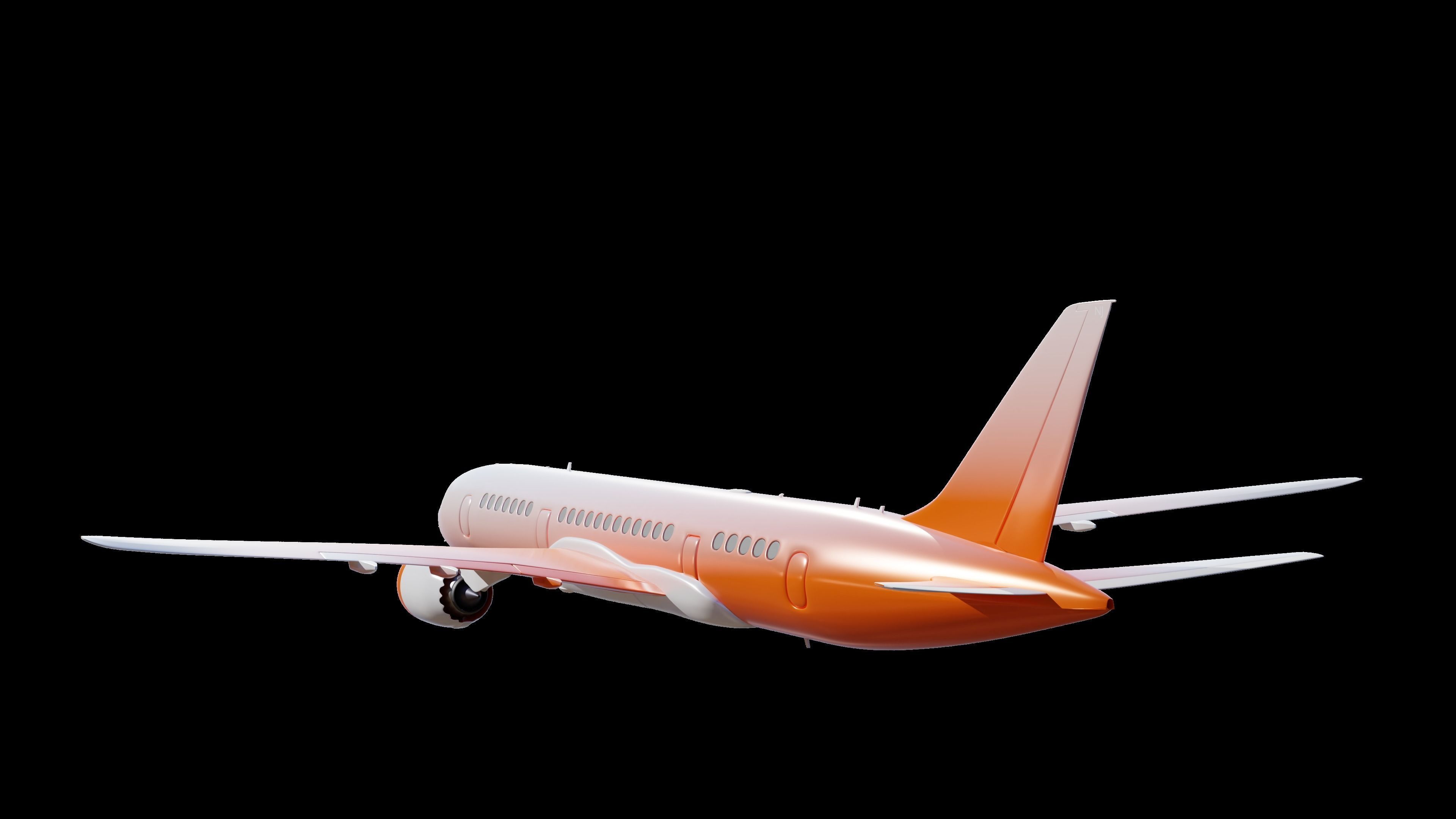 Boeing 787 model 3D model animated | CGTrader