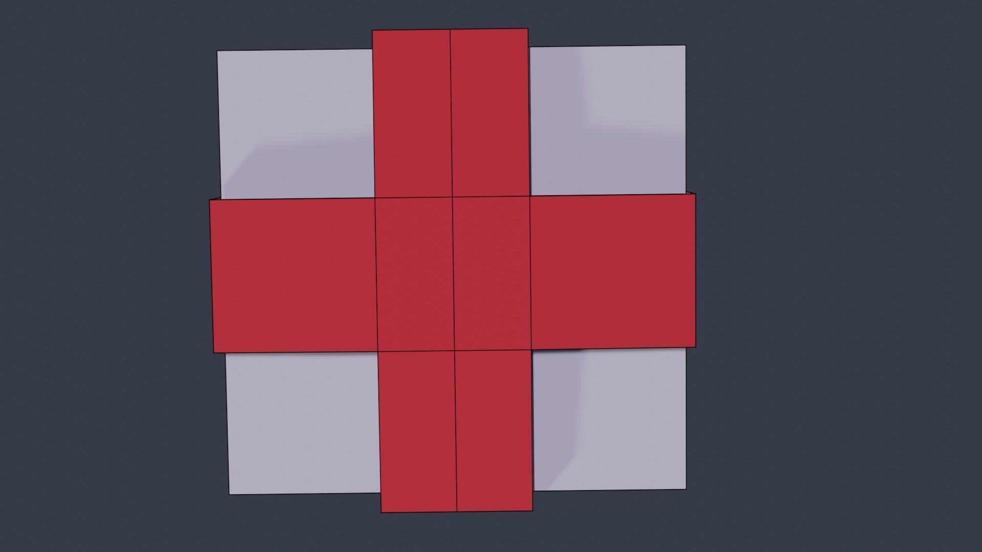 3D model Low-Poly Christmas gift box pack - Game-ready VR / AR / low ...