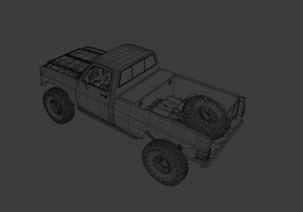 3D model Chevy Squarebody Rock Crawler VR / AR / low-poly | CGTrader