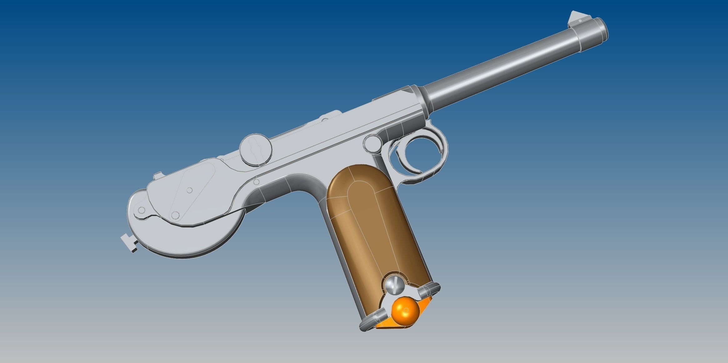 Borchardt C93 3D model | CGTrader