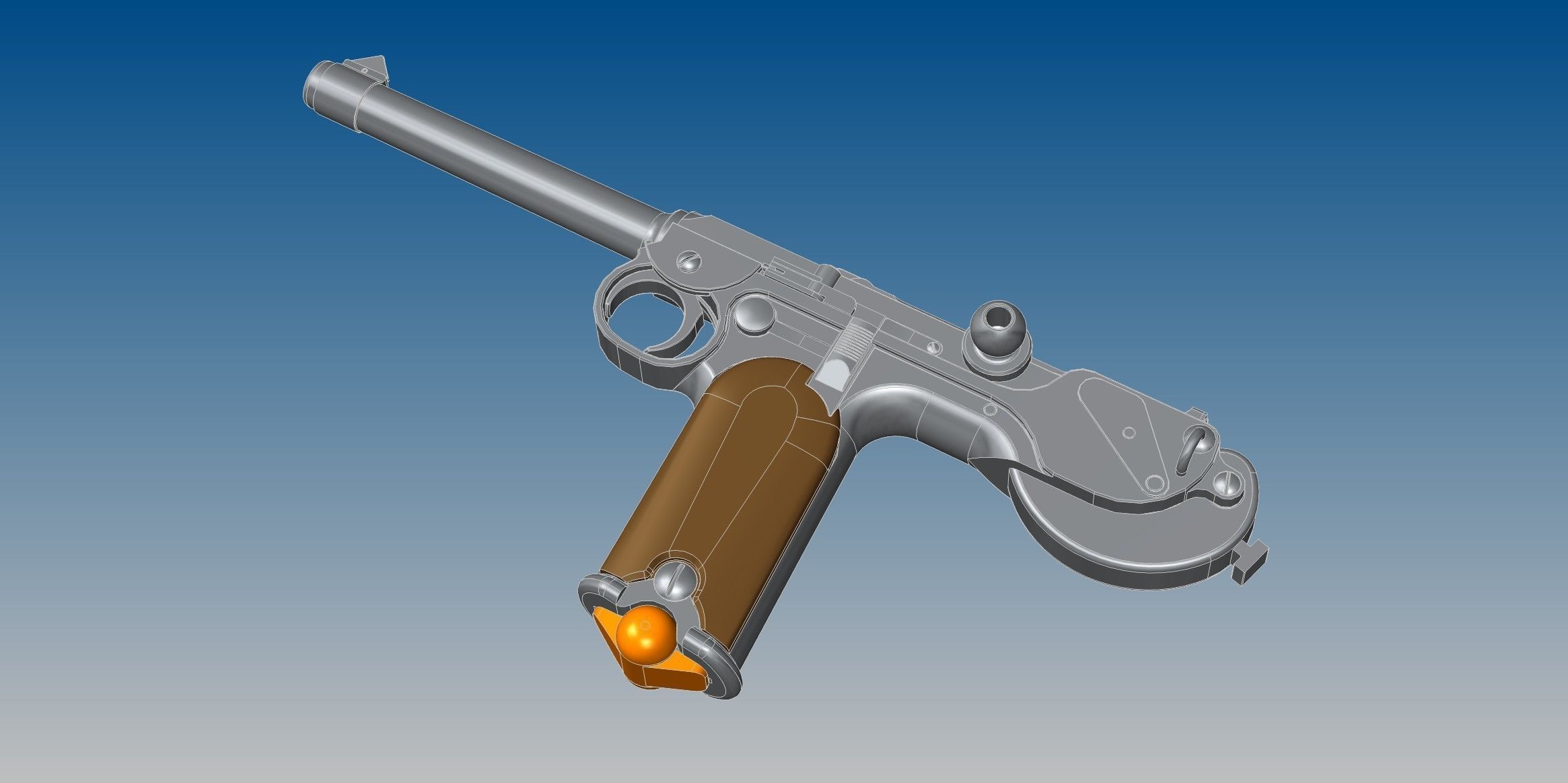 Borchardt C93 3D model | CGTrader