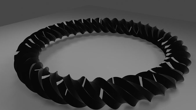Black Ring t8 3D model | CGTrader