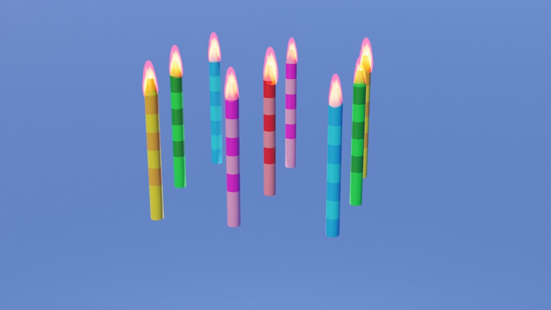 Simple Birthday Cake free 3D model | CGTrader