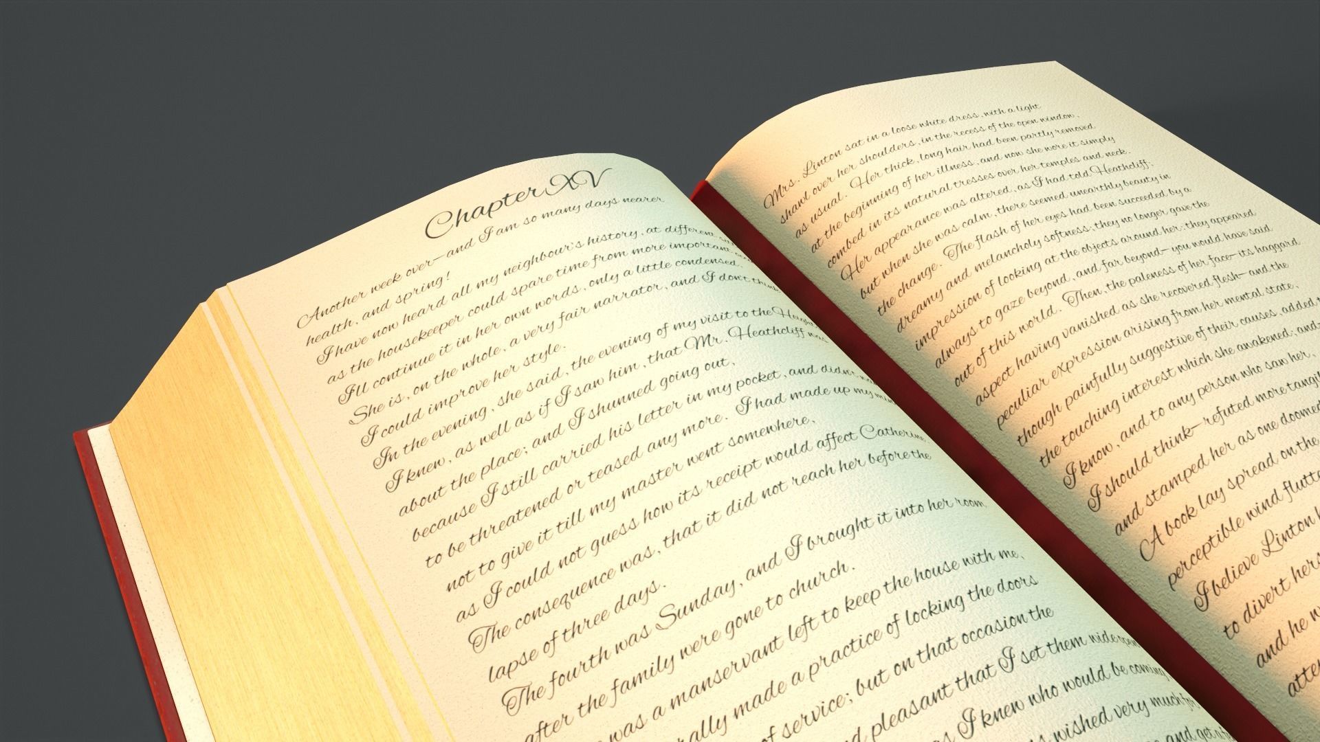 3D model Open Book VR / AR / low-poly | CGTrader