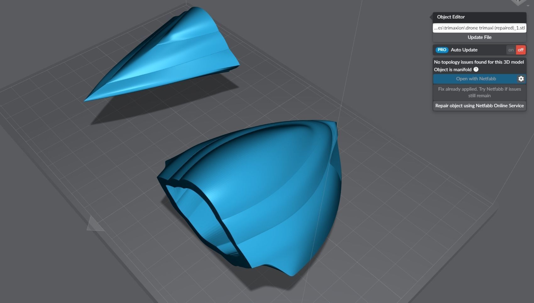 Trimaxion Drone Ship Scale Model 3D model 3D printable | CGTrader