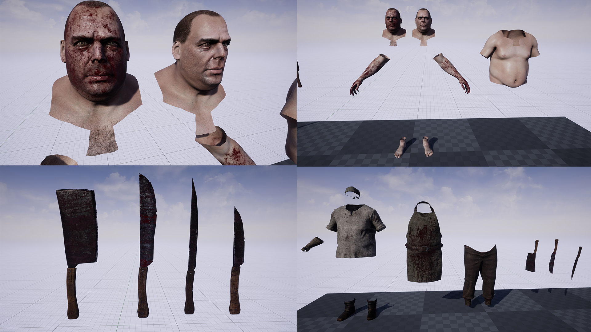 Male NPC pack 3D Model Collection | CGTrader