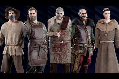 Male NPC pack 3D Model Collection | CGTrader