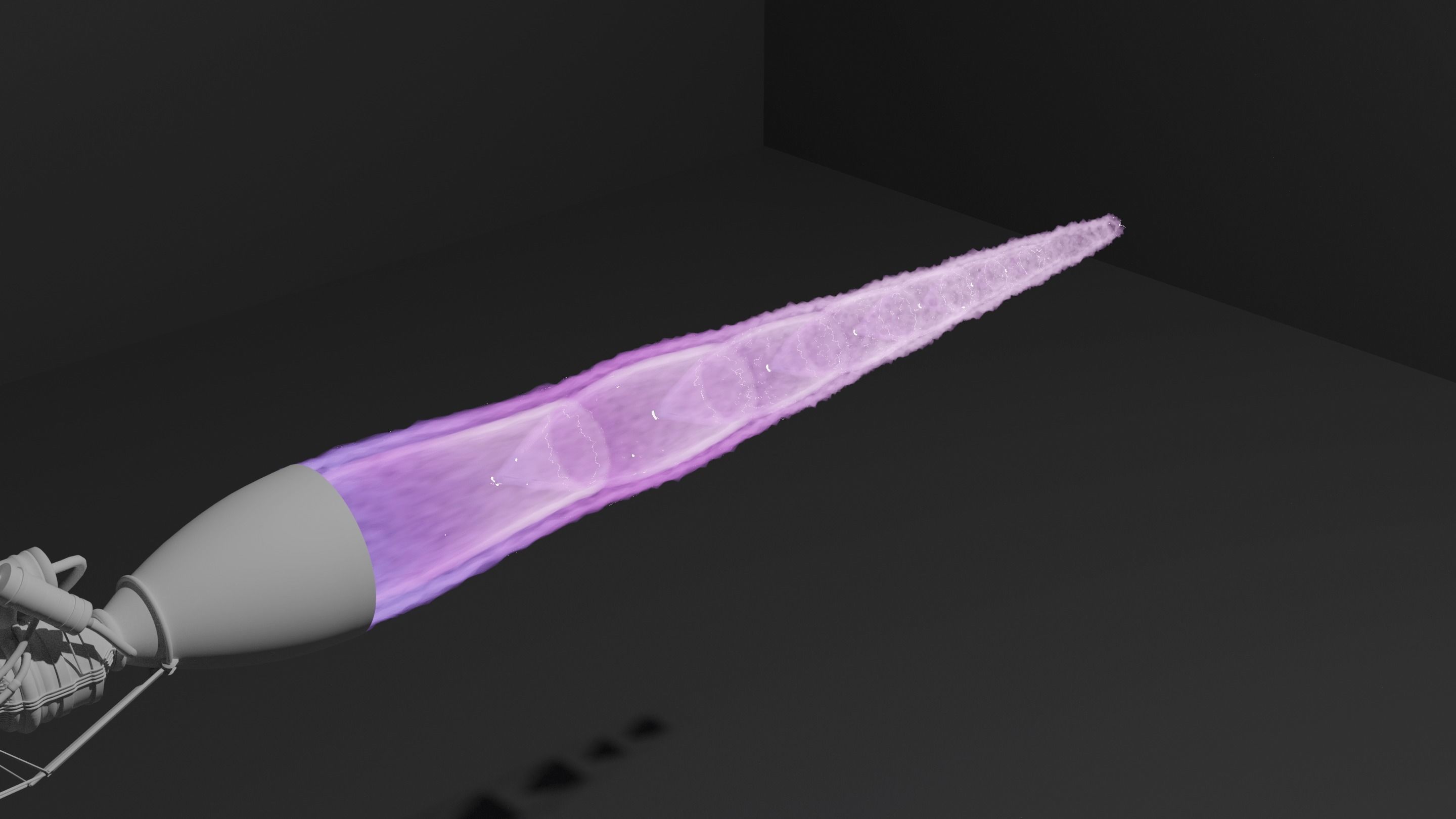 Rocket - Jet Engine Thrust Animation 3D model animated | CGTrader