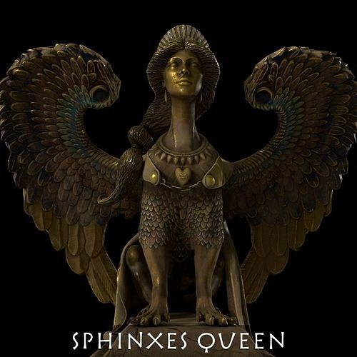 3D model Sphinx VR / AR / low-poly | CGTrader