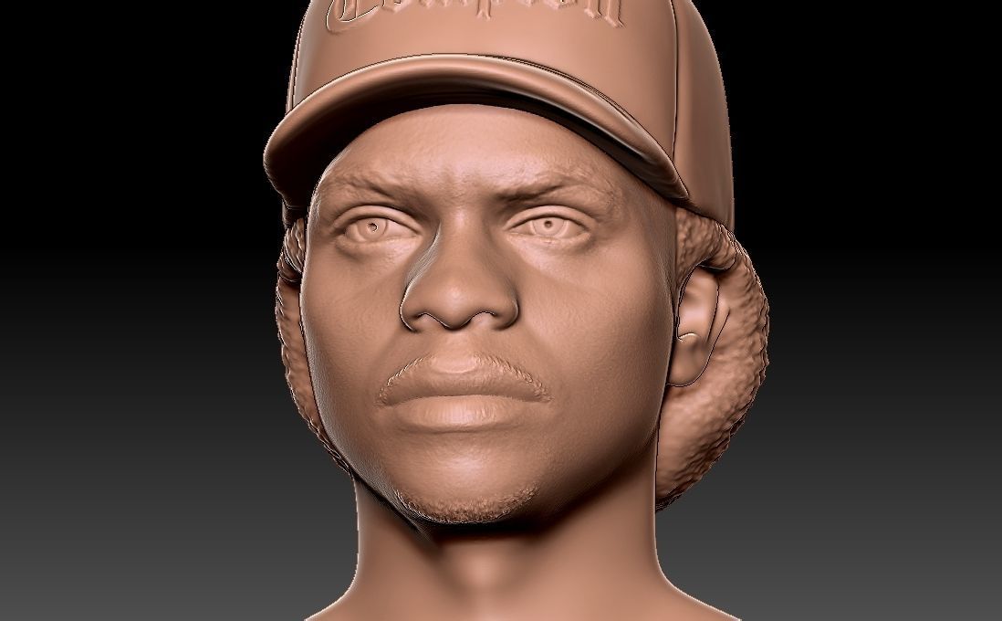 Eazy-E bust for 3D printing 3D model 3D printable | CGTrader