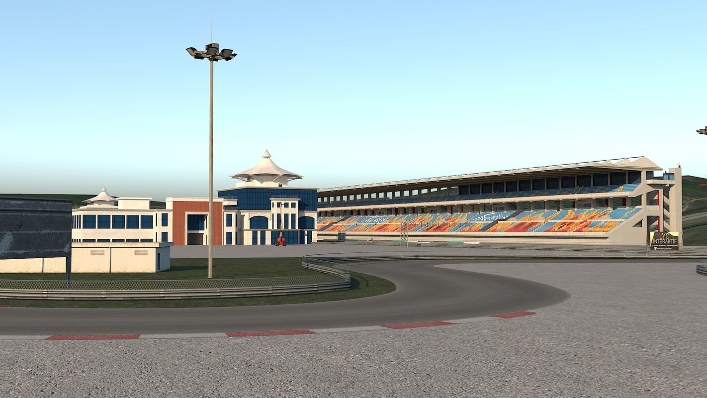 3D model Istanbul Park Formula F1 Racing Circuit Track Model VR / AR ...