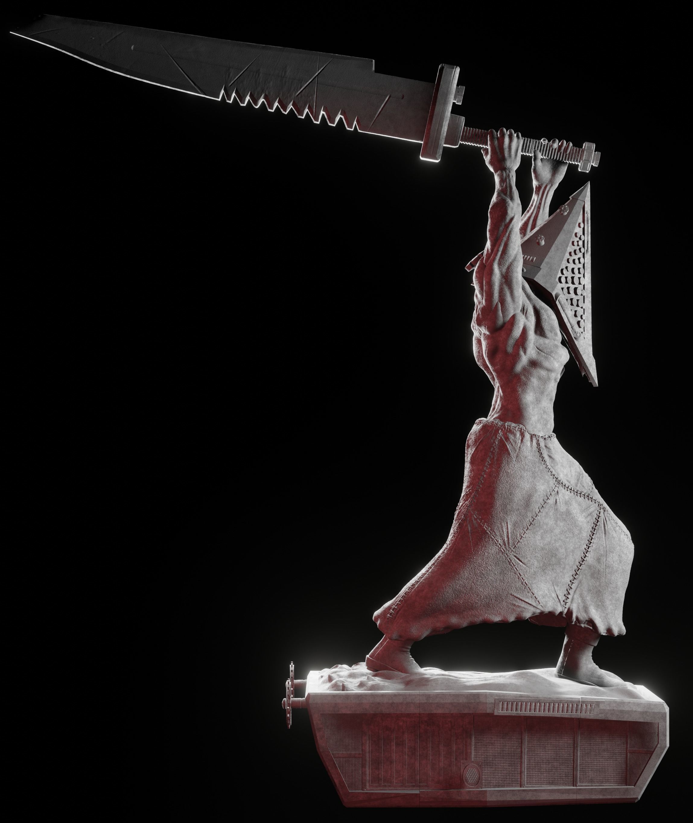 Pyramid Head Silent hill figure and Miniature 3D model 3D printable ...