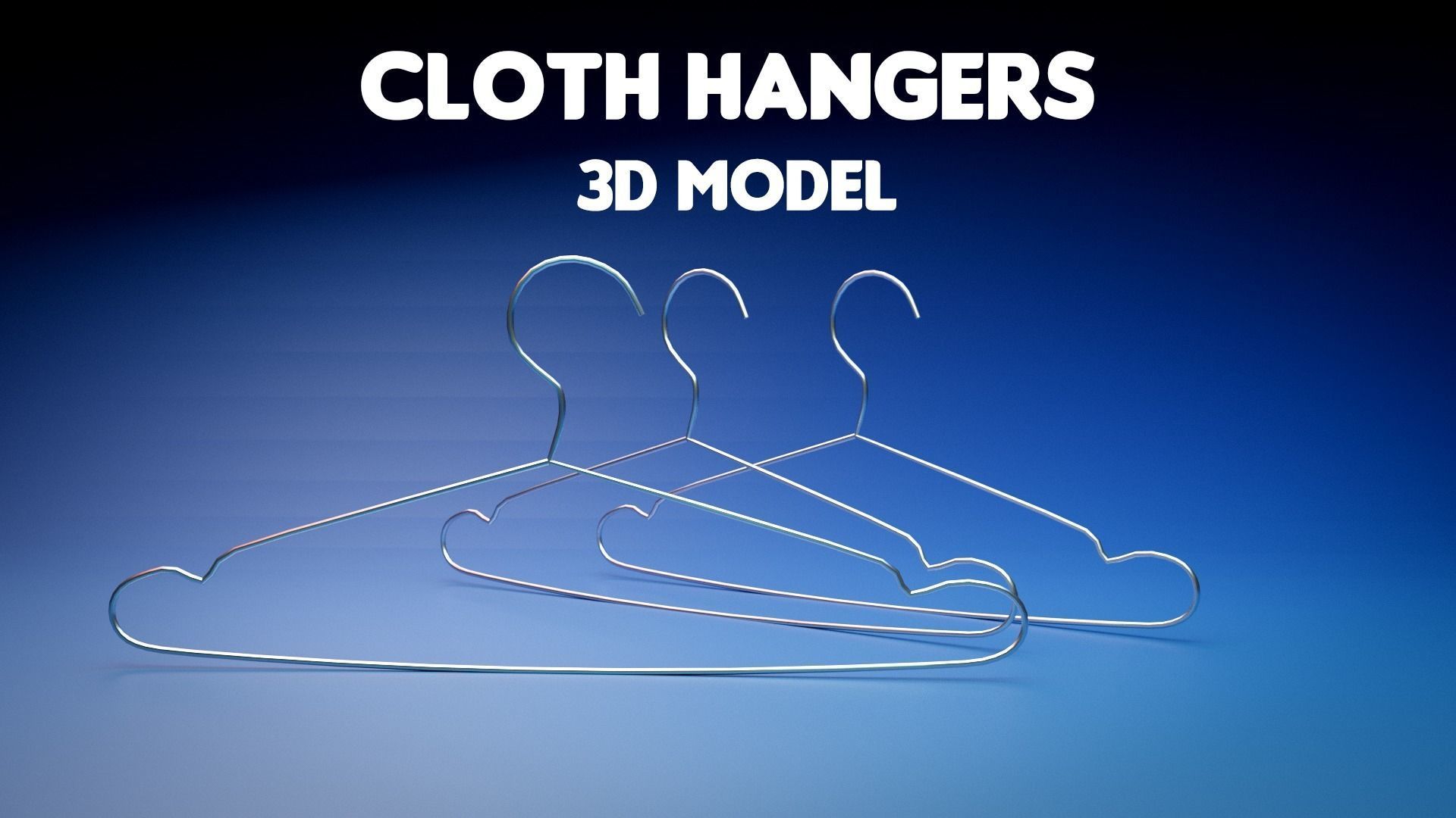 3D model Cloth Hanger 3D Models VR / AR / low-poly | CGTrader