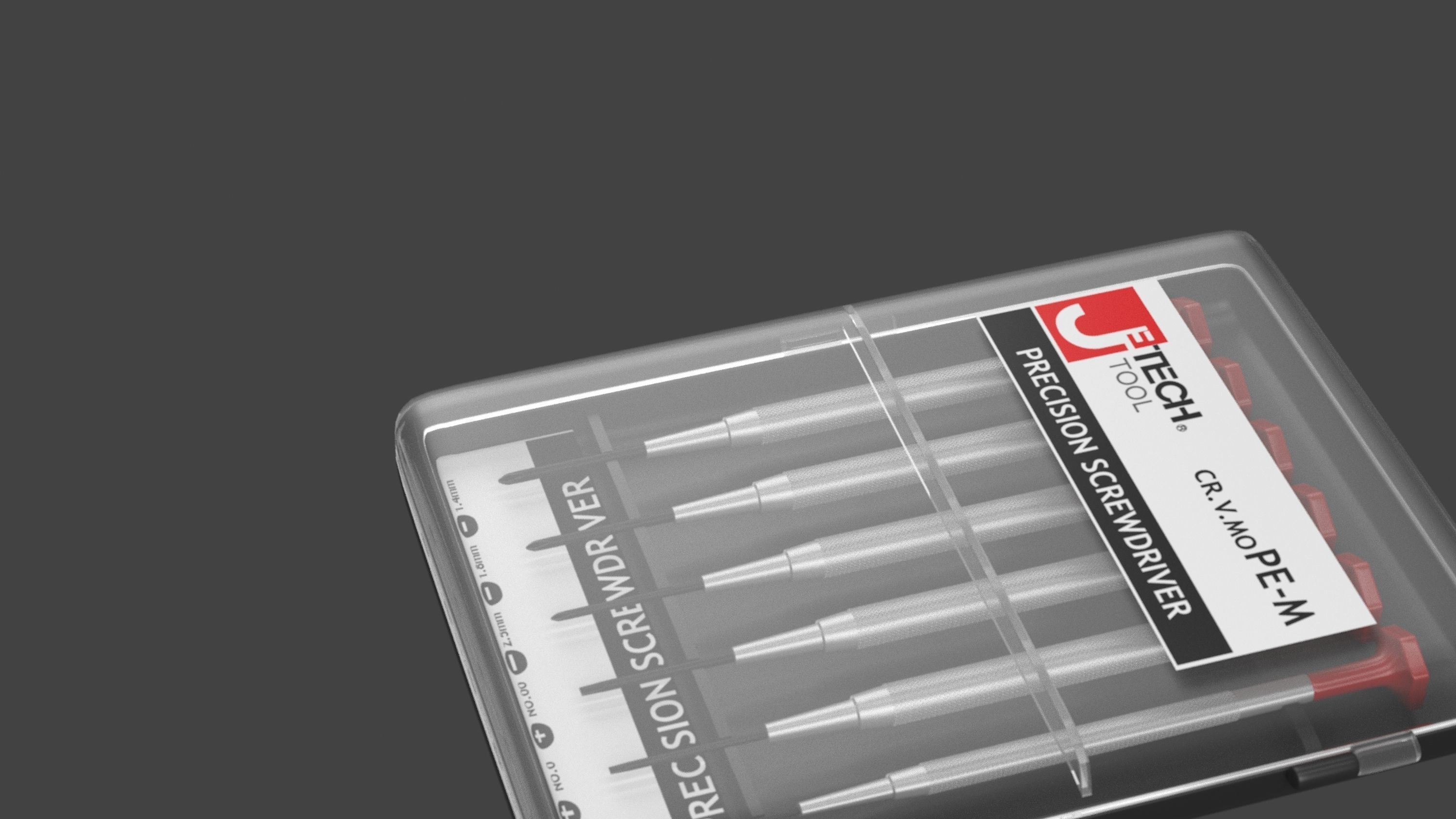 j tech tools Screwdriver Set 3D model | CGTrader