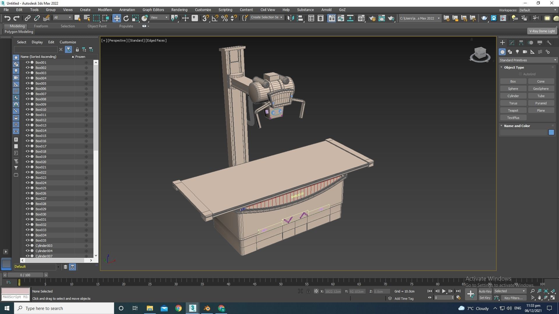 Xray Machine 3D model | CGTrader