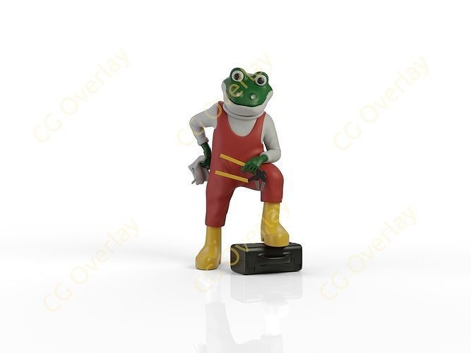Plumber 3D model rigged | CGTrader