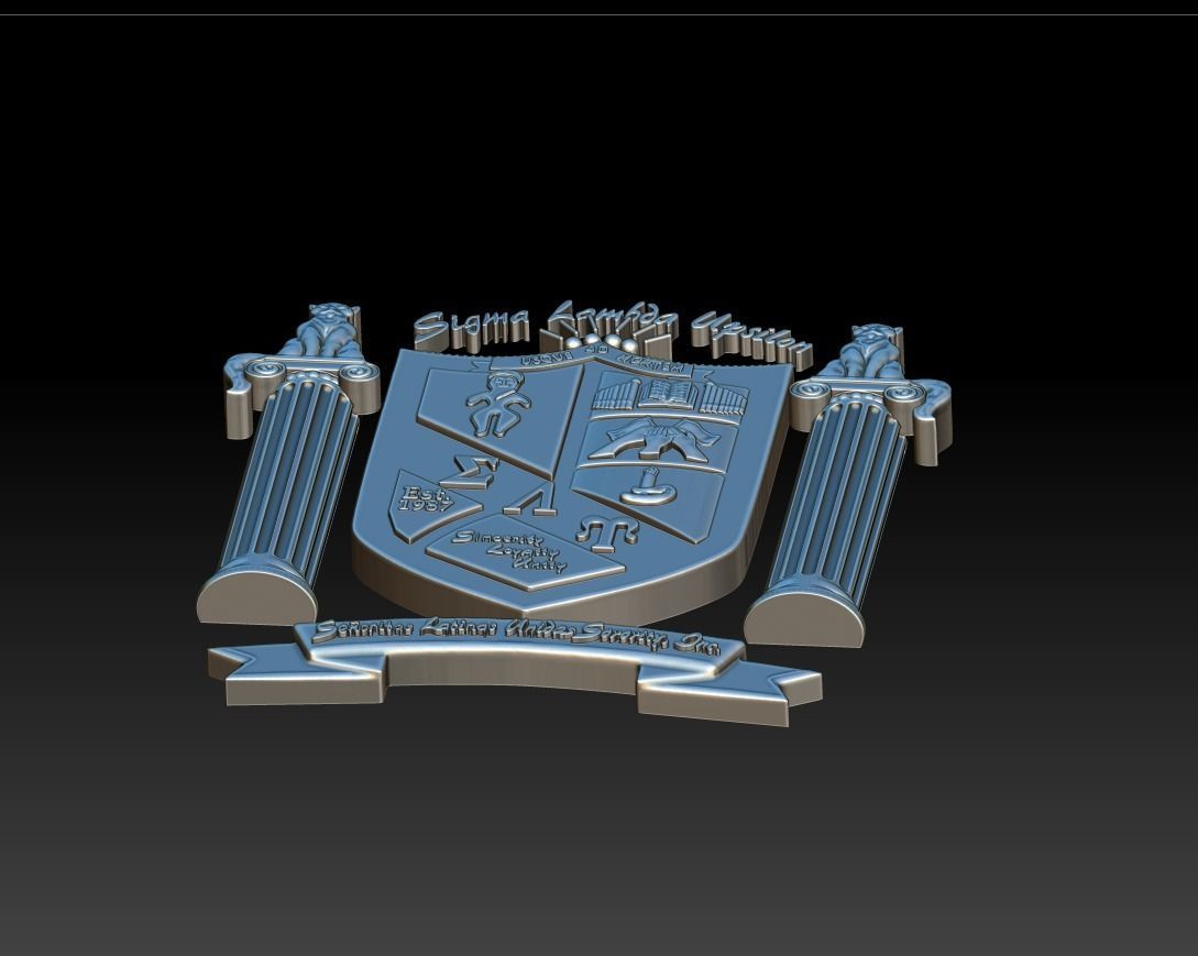 Sigma Lambda UpsilonSenoritas 3D model 3D printable | CGTrader
