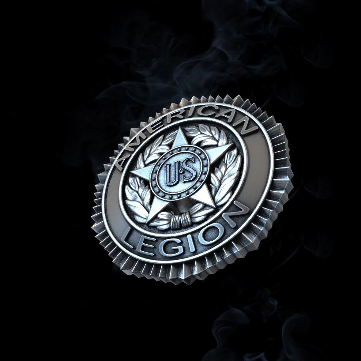 American Legion 3D model 3D printable | CGTrader
