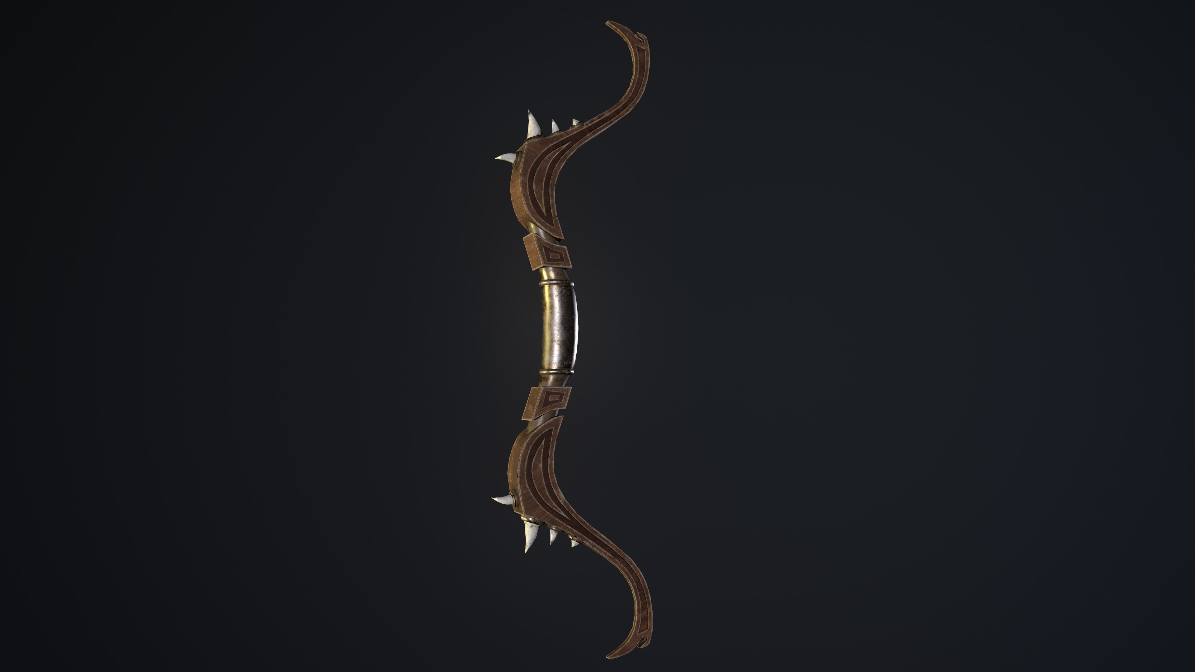 3D model Medieval bow VR / AR / low-poly | CGTrader