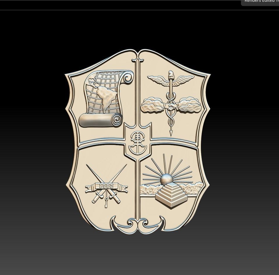 La Unidad Latina Lambda 3D model 3D printable | CGTrader