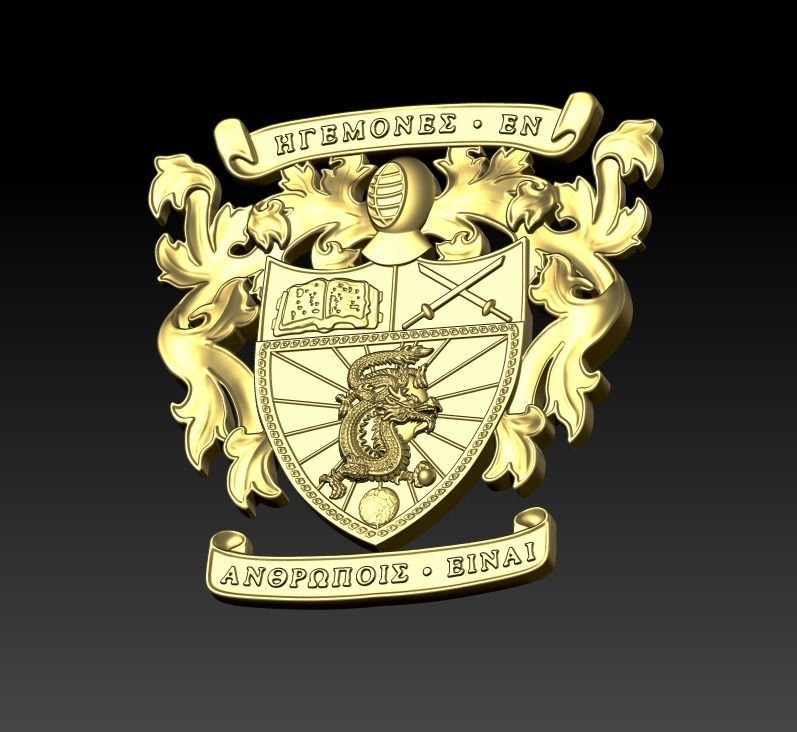 Lambda Phi Epsilon 3D model 3D printable | CGTrader