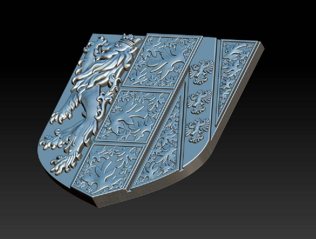 LION ICON 3D model 3D printable | CGTrader