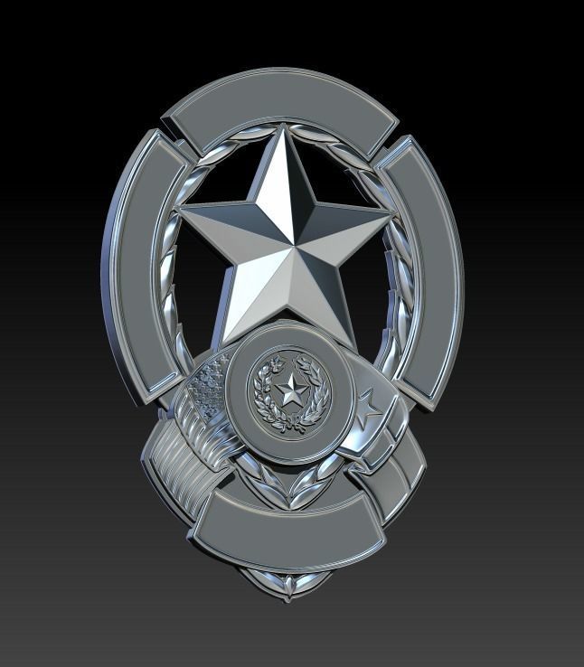 Mesquite Badge 3D model 3D printable | CGTrader