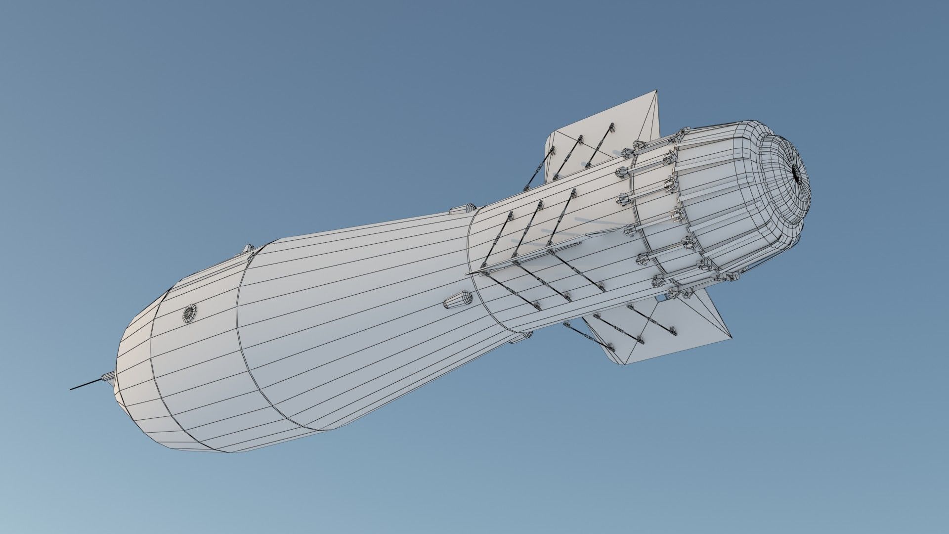 Tupolev Tu-95V Bear A Tsar Bomba 3D model | CGTrader