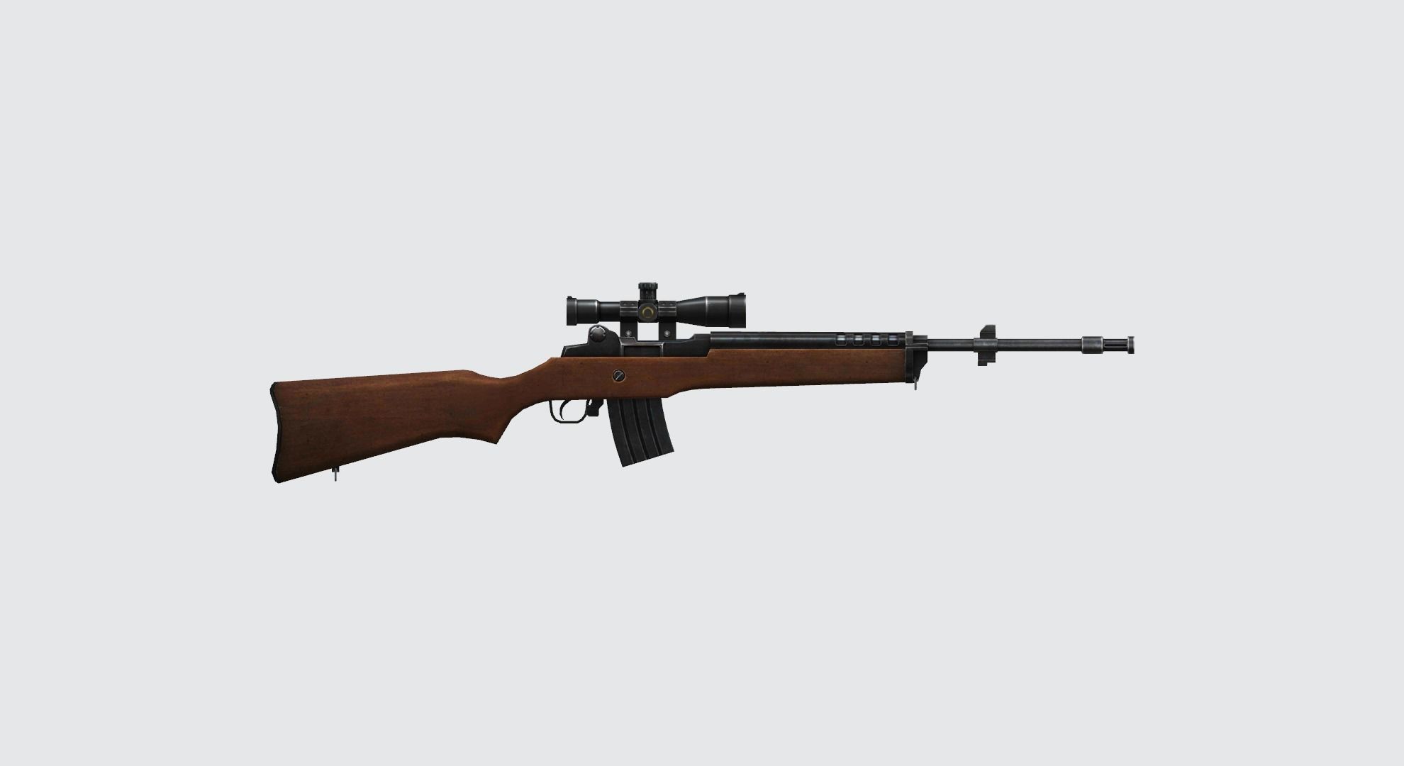 Weapon Marksman Rifle Woodpecker AC80 SKS SVD 3D model | CGTrader