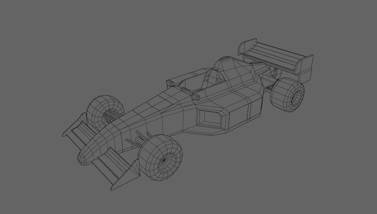 3D model Race Car - Formula 1 - Indy - Carro de Corrida VR / AR / low ...