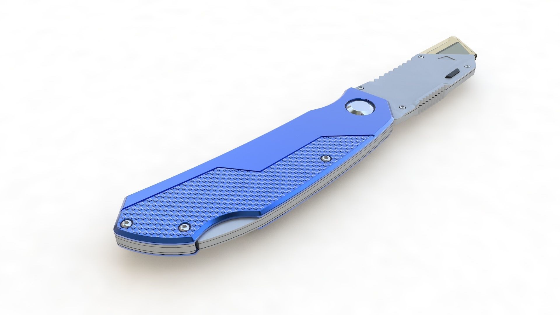 Utility Knife Rigged 3D model animated rigged | CGTrader