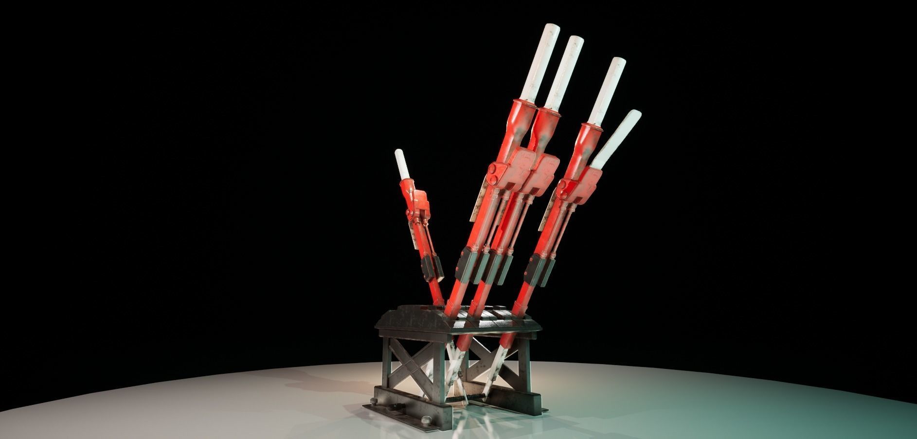 Railway Lever Switch Control animation Game Ready 3D model animated ...