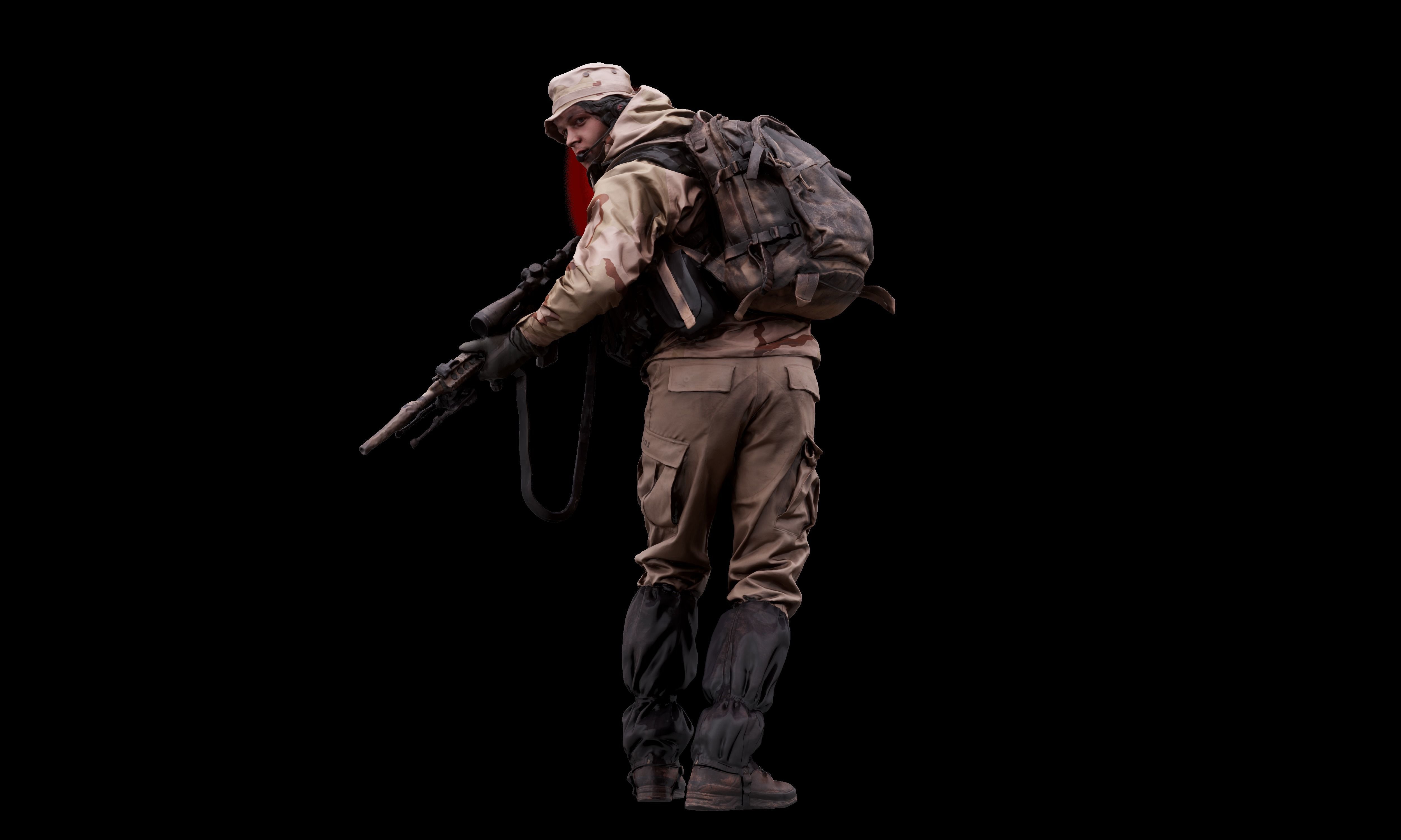 3D Body Scan Reece Bates Army Seal Team 3D model | CGTrader