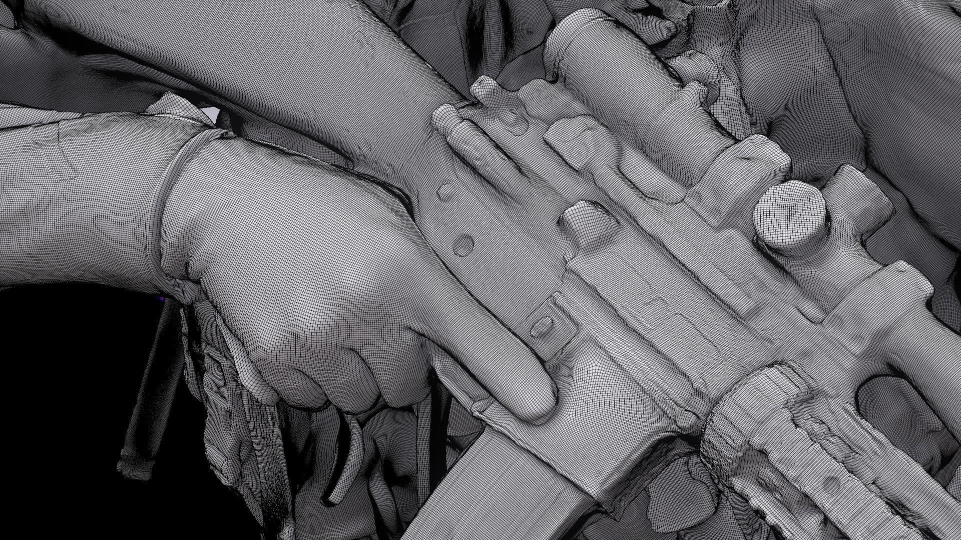 3D Body Scan Reece Bates Army Seal Team 3D model | CGTrader